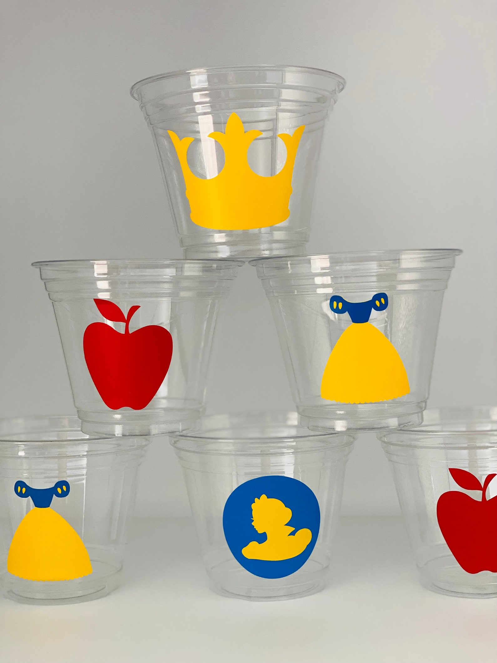 Snow White Party Snack Cups Snow White Birthday Party - Etsy