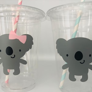 Koala Party Cups, Koala Birthday Party Cups, Koala Baby Shower, Koala ...