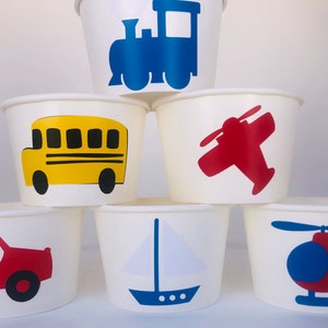 Things That Go Party Cups, Transportation Party Cups, Things That Go ...