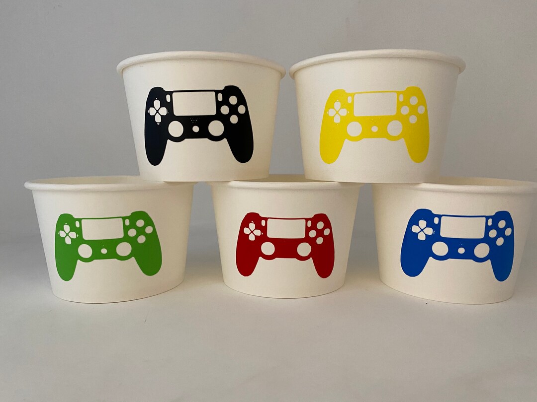 Gaming Party Snack Cups Gamer Party Snack Cups Video Game - Etsy