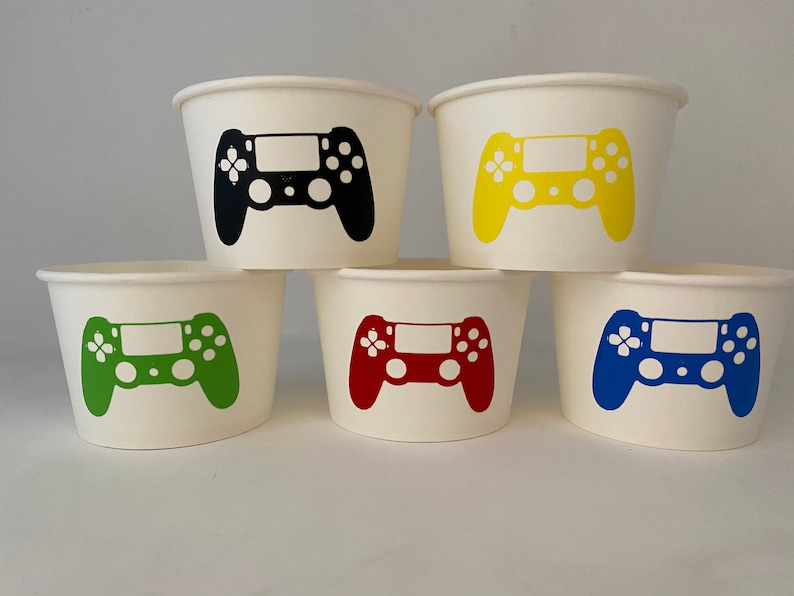 Gaming Party Snack Cups Gamer Party Snack Cups Video Game | Etsy