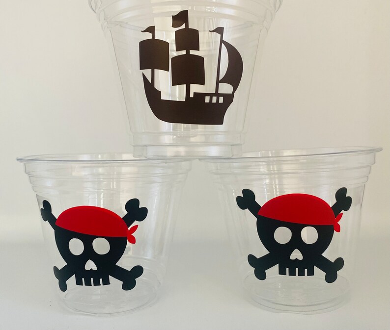Pirate Party Snack Cups Pirate Birthday Party Snack Cups - Etsy