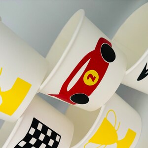 Car Party Cups,fast One, Race Car Party Cups, Race Car Birthday Party ...