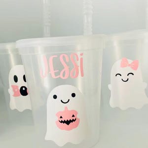 Girl Ghost Party, Halloween Party Cups, Halloween Birthday Party ...