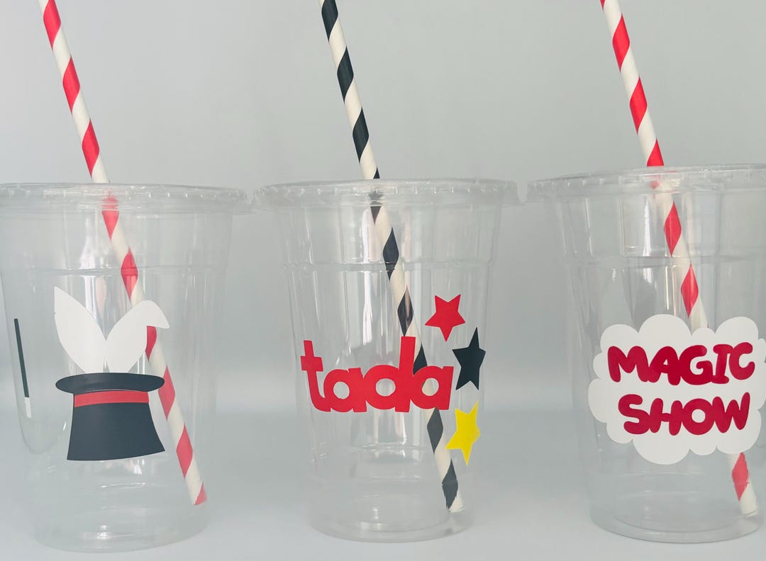 Magic Party Cups, Magician Party Cups, Magic Birthday Party, Magic Baby ...