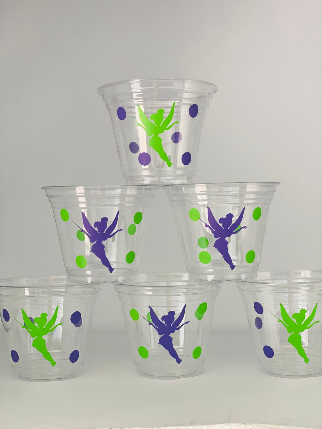 Tinkerbell Party Snack Cups, Fairy Party Snack Cups, Tinkerbell Party ...