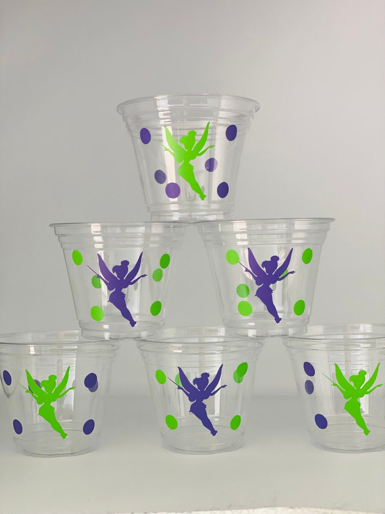 Tinkerbell Party Snack Cups Fairy Party Snack Cups - Etsy