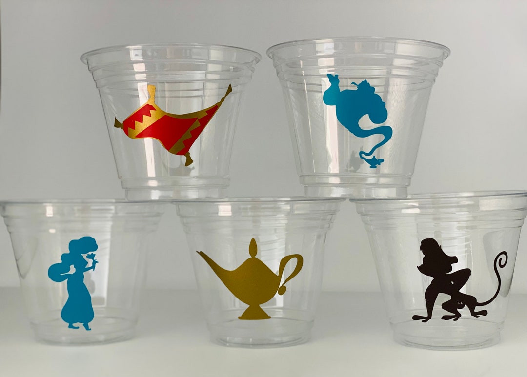 Aladdin Party Snack Cups, Jasmine Party Snack Cups, Aladdin Birthday ...