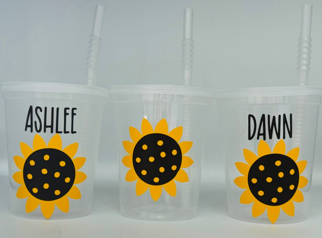 Sunflower Party Cups, Sunflower Birthday Party, Sunflower Party Favors ...