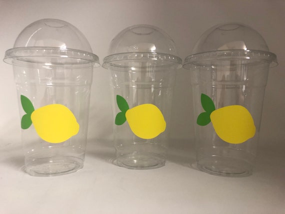 Lemon Party Cups Lemon Birthday Party Cups Lemon Party - Etsy