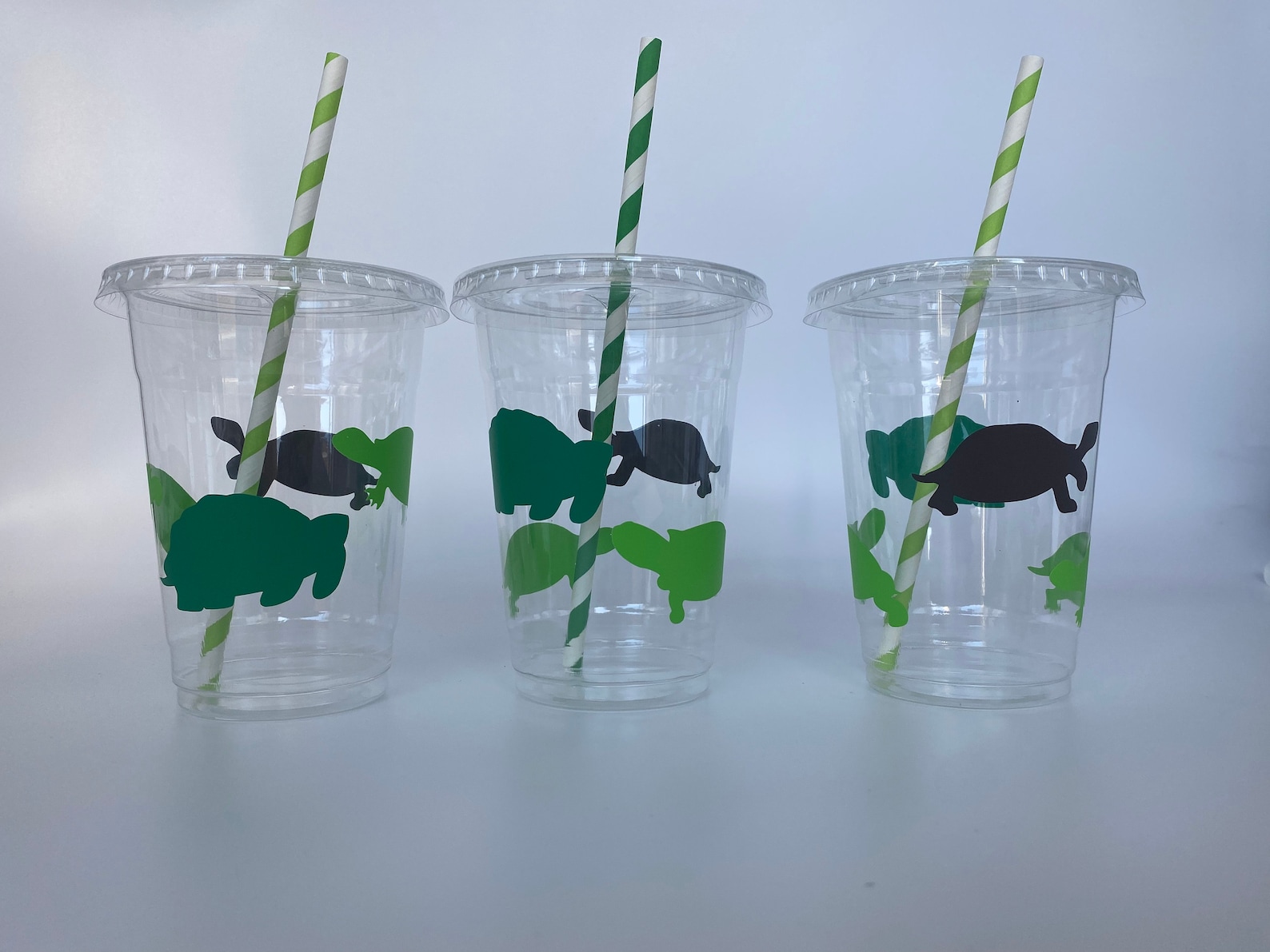 Turtle Party Cups, Turtle Birthday Party, Turtle Baby Showr, Reptile ...