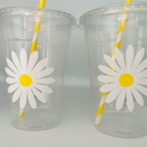 Daisy Party Cups, Daisy Birthday Party Cups, Flower Party Cups, Daisy ...