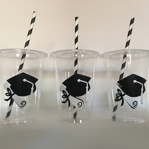 Graduation Party Cups Graduation Favors Grad Party - Etsy