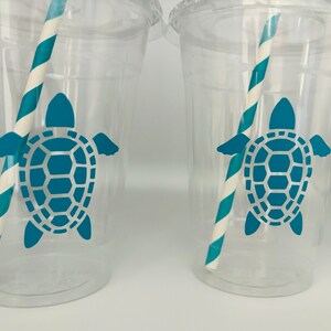 Turtle Party Cups, Turtle Birthday Party, Turtle Baby Showr, Reptile ...