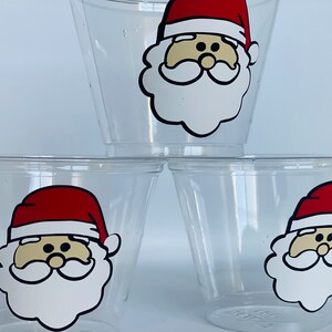 Christmas Party Cups, Santa Party Cups, Christmas Birthday Party Cups ...