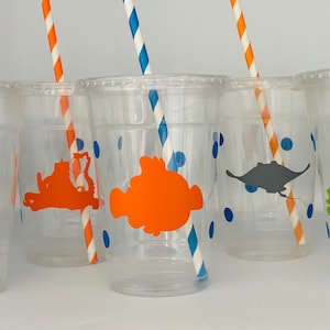 Finding Dory Party Cups, Finding Nemo Party Cups, Nemo Birthday Party ...