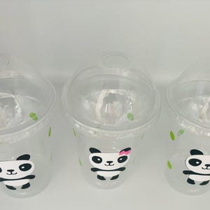 Panda Party Popcorn Cups, Panda Birthday Party Cups, Panda Baby Shower ...
