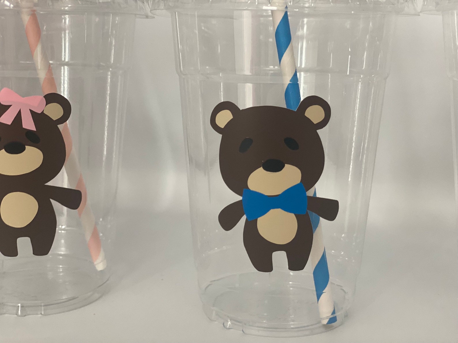 Teddy Bear Party Cups Teddy Bear Baby Shower Teddy Bear - Etsy