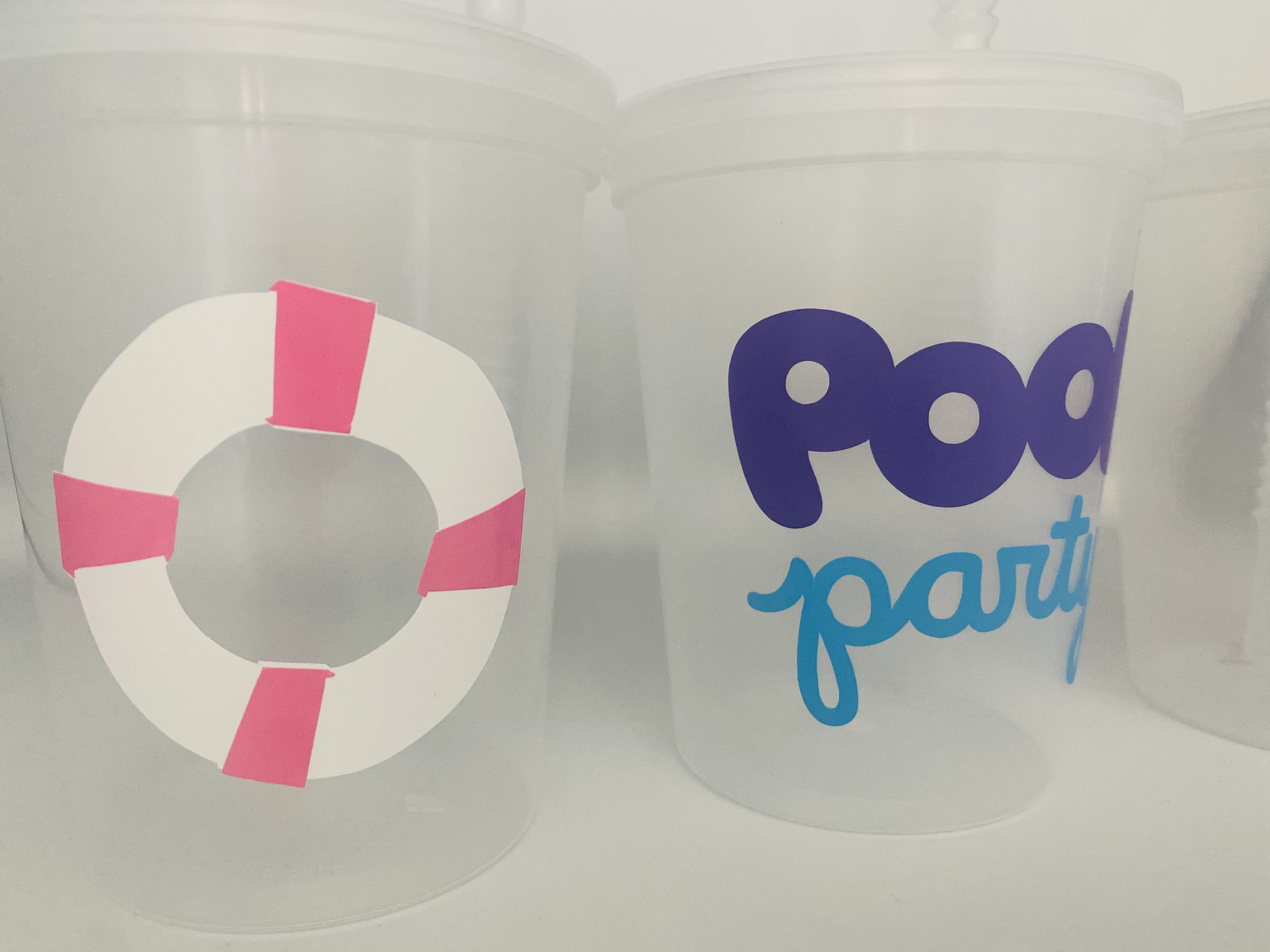 Pool Party Cups, Swimming Party Cups, Summer Party Cups, Pool Birthday ...
