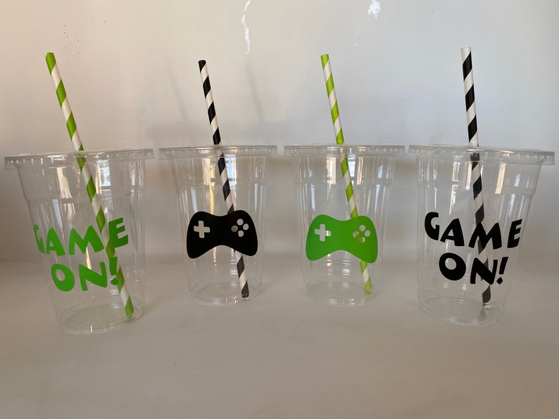 Video Game Party Cups Gaming Party Gamer Party Cups Video | Etsy