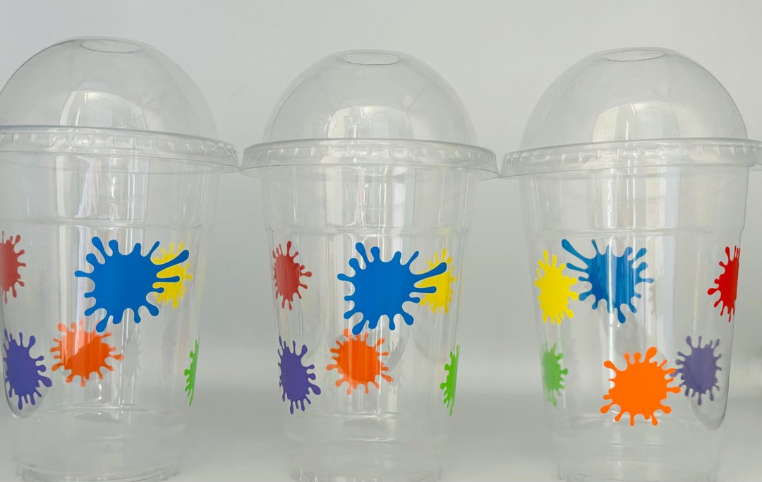 Paint Party Cups, Paint Birthday Party Cups, Art Party Cups, Artist ...