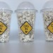 Bus Party Snack Cups, Bus Birthday Party Snack Cups, School Party Snack ...
