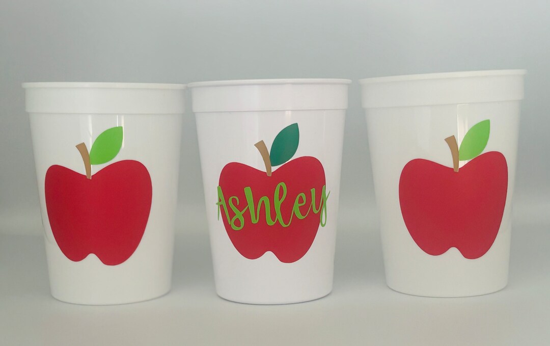 Apple of Our Eye Party Cups, Apple Orchard Birthday, Apple Baby Shower ...