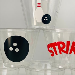 Bowling Party Snack Cups,bowling Birthday Party, Bowling League Party ...