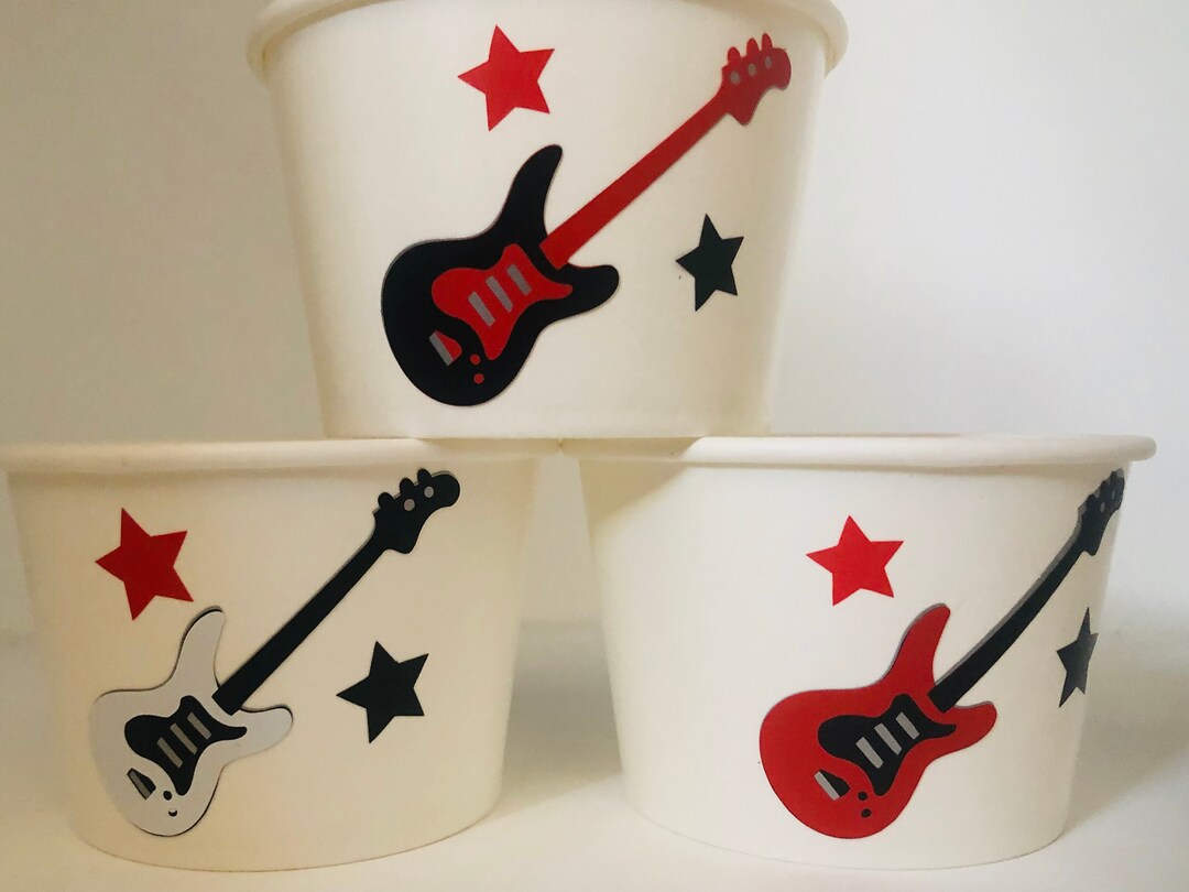 Rock Star Party Cups, Rockstar Party Cups, Rock Star Party Favors ...