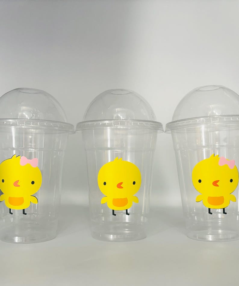 Chicken Party Cups, Chick Birthday Party Cups, Chick Party Supplies ...
