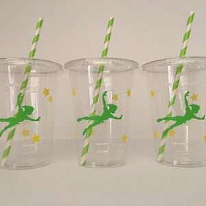 Peter Pan Party Cups, Peter Pan Birthday Party Cups, Peter Pan Party ...