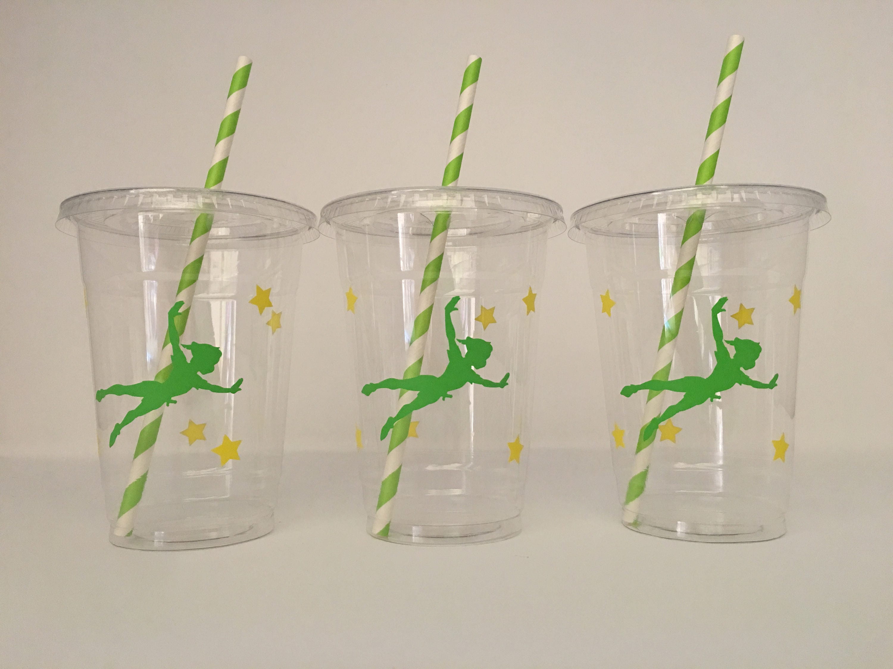Peter Pan Party Cups Peter Pan Birthday Party Cups Peter Pan - Etsy