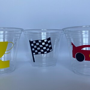 Race Car Party Cups Race Car Birthday Party Racing Party - Etsy