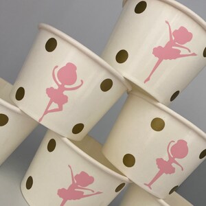 Ballet Party Snack Cups, Ballet Birthday Party Snack Cups, Dance Party ...