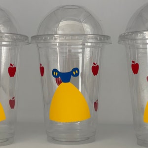 Snow White Party Cups Snow White Party Snack Cups Snow White - Etsy