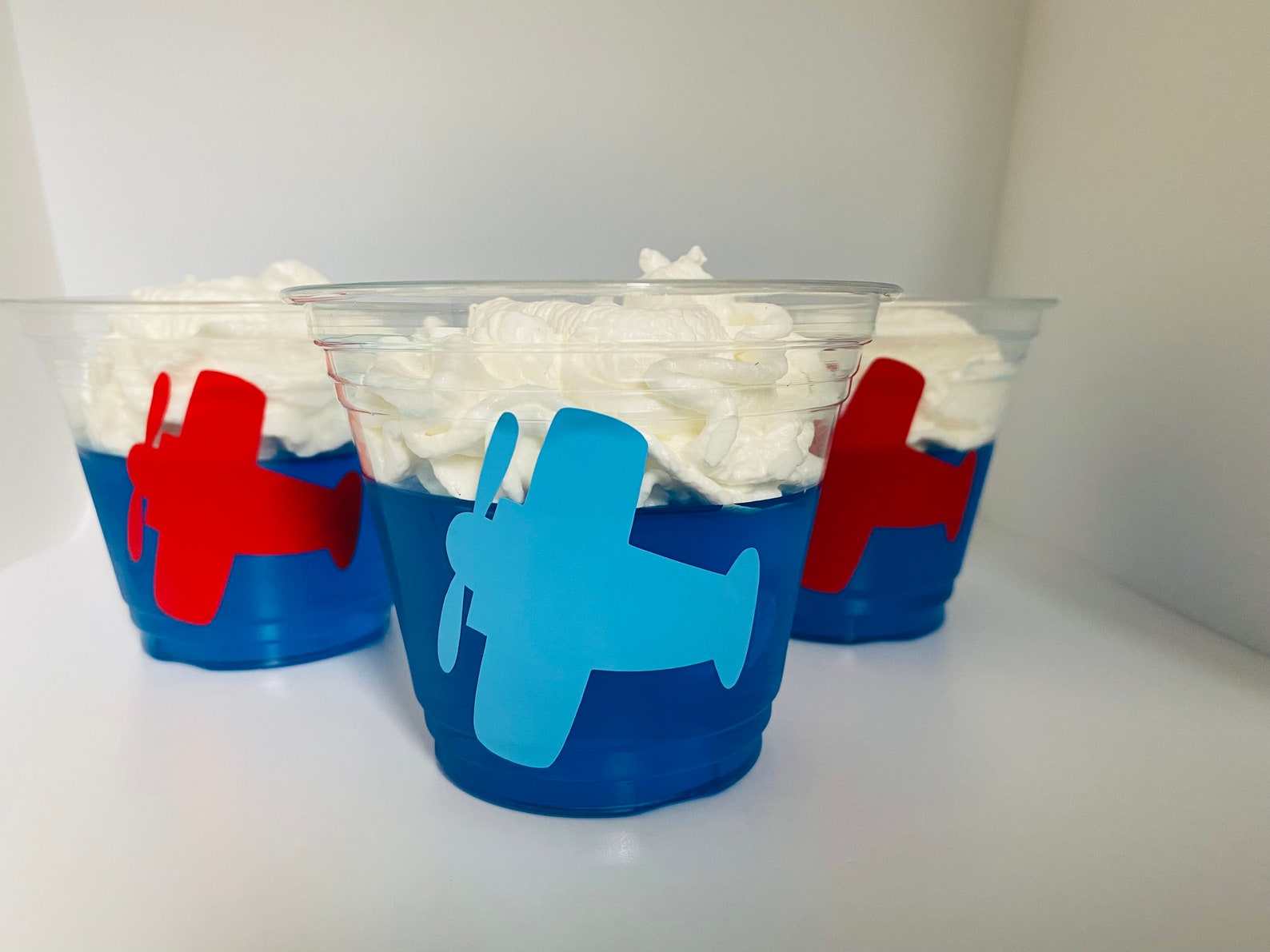 Airplane Party Snack Cup Pilot Party Cups Airplane Birthday - Etsy