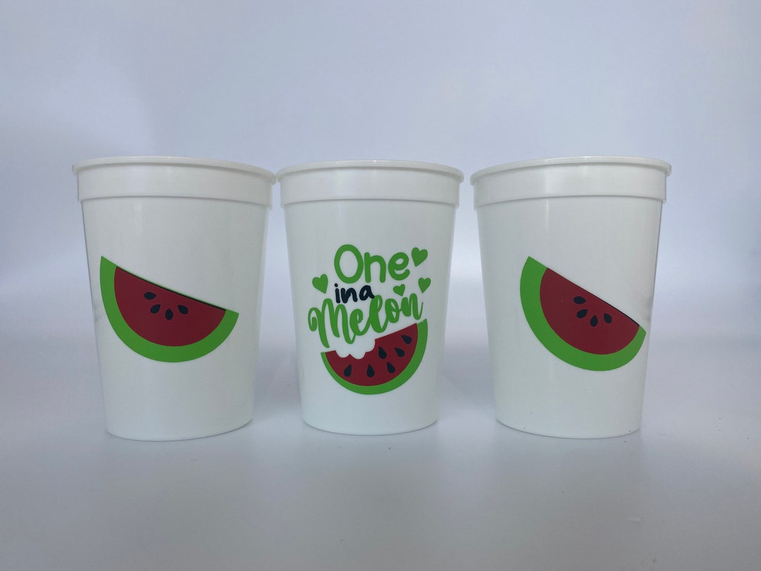 Watermelon Party Cups, Watermelon Birthday Party Cups, Watermelon Party ...