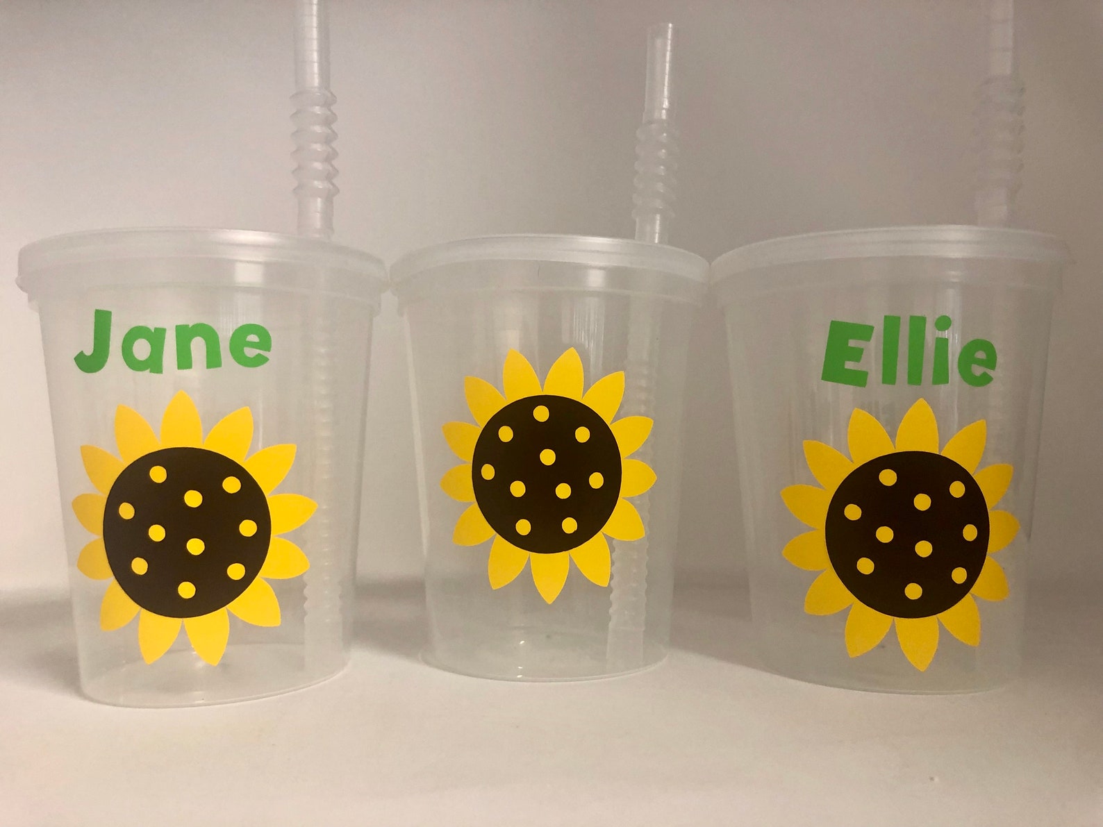 Sunflower Party Cups, Sunflower Birthday Party, Sunflower Party Favors ...