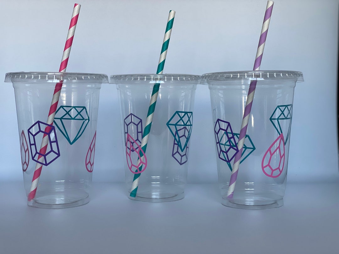 Gem Birthday Party Cups, Crystal Party, Diamond Party, She's a Gem ...