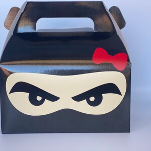 Ninja Party Favor Boxes, Ninja Birthday Party Favors, Ninja Party ...