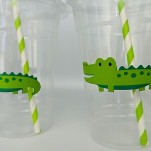 Alligator Party Cups, Alligator Birthday Party Cups, Alligator Baby ...