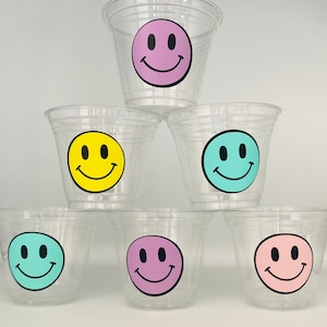 Pastel Smiley Party 1st Birthday Smiley Face Party Smiley - Etsy