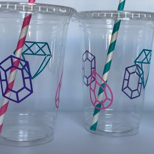 Gem Birthday Party Cups, Crystal Party, Diamond Party, She's a Gem ...