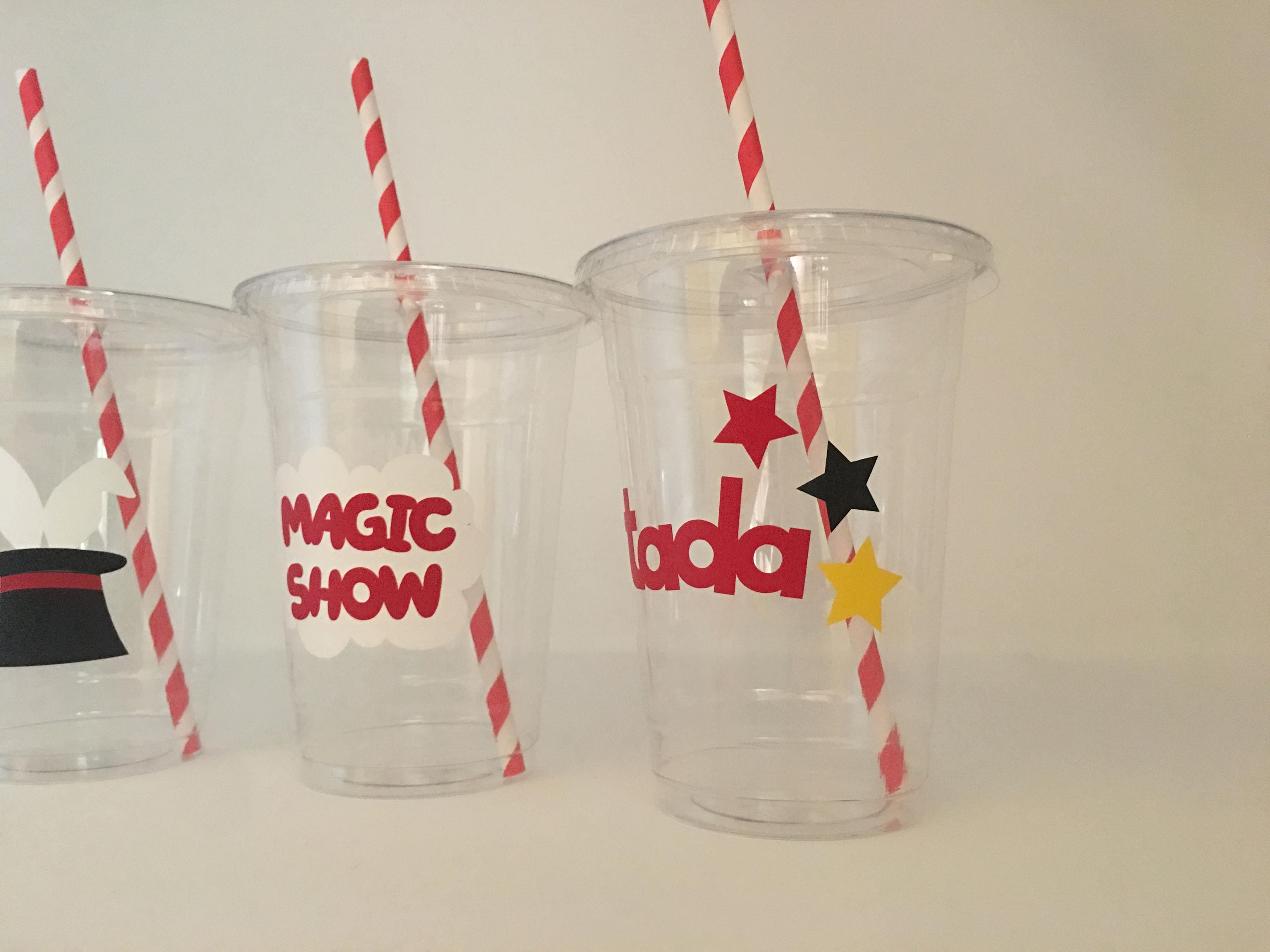 Magic Party Cups Magician Party Cups Magic Birthday Party | Etsy