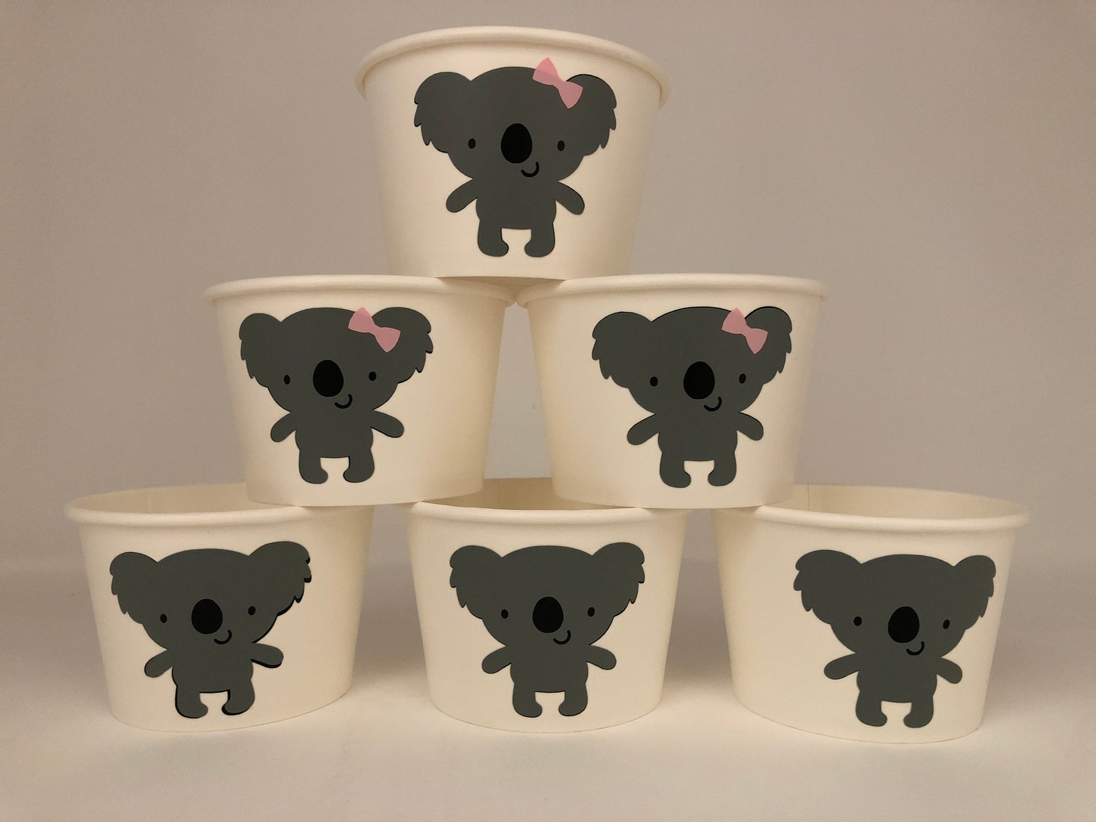 Koala Party Snack Cups Koala Birthday Party Favors Koala | Etsy