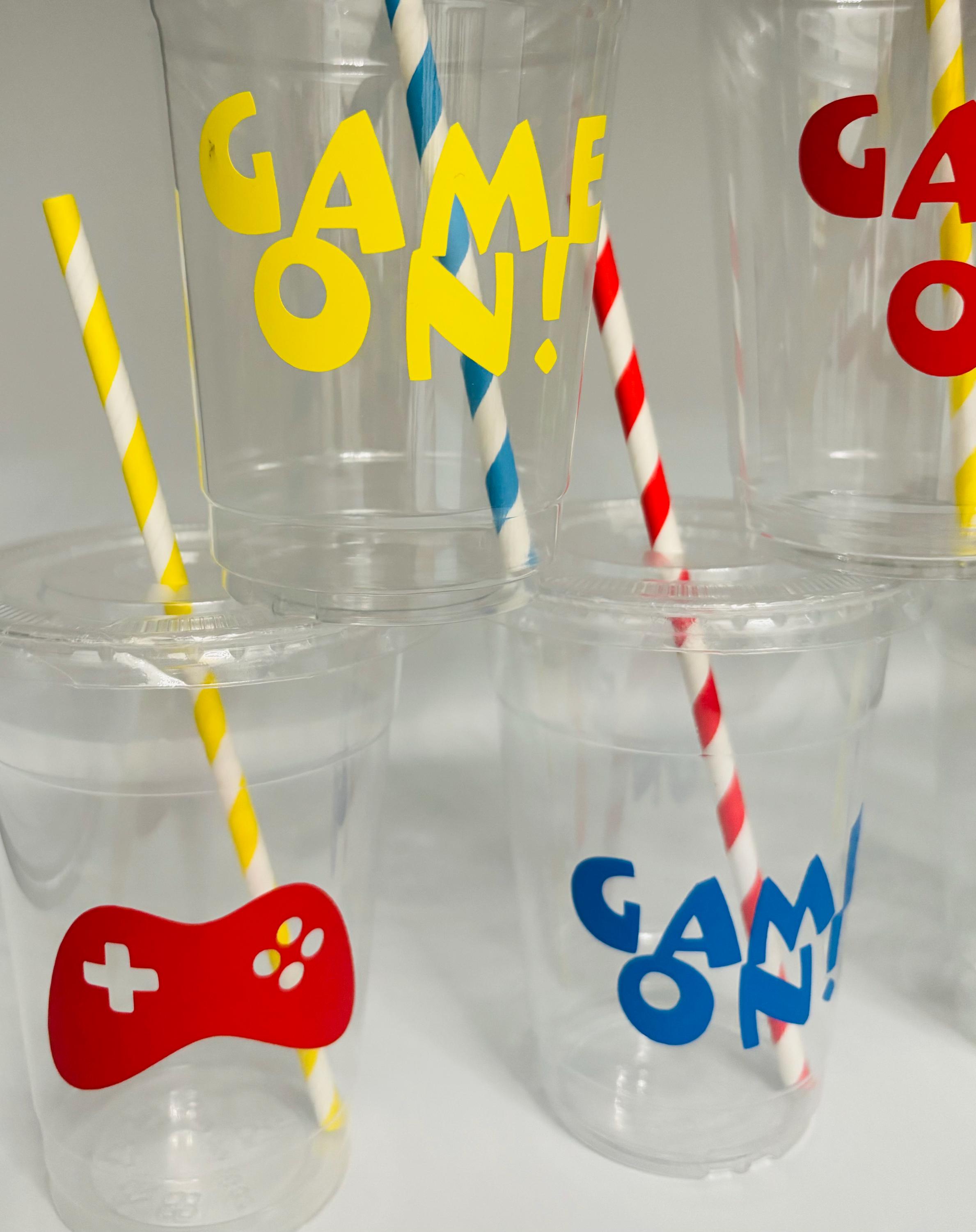 Video Game Party Cups, Gaming Party, Gamer Party Cups, Video Game ...