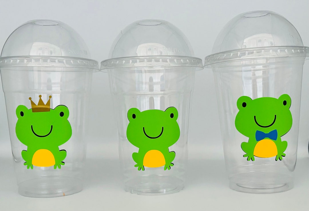 Frog Party Cups, Frog Birthday Party, Frog Baby Shower, Reptile Party ...