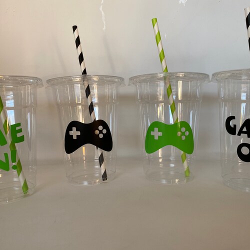 Video Game Party Cups Gaming Party Gamer Party Cups Video | Etsy