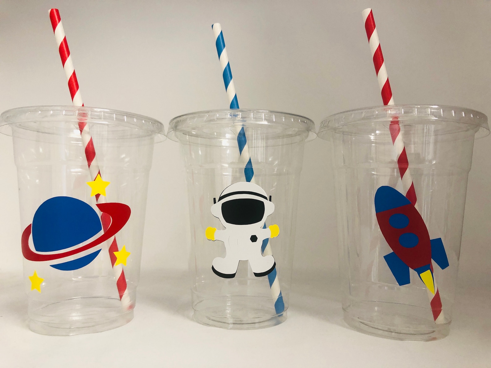 Space Party Cups Rocket Party Cups Outer Space Party Alien | Etsy