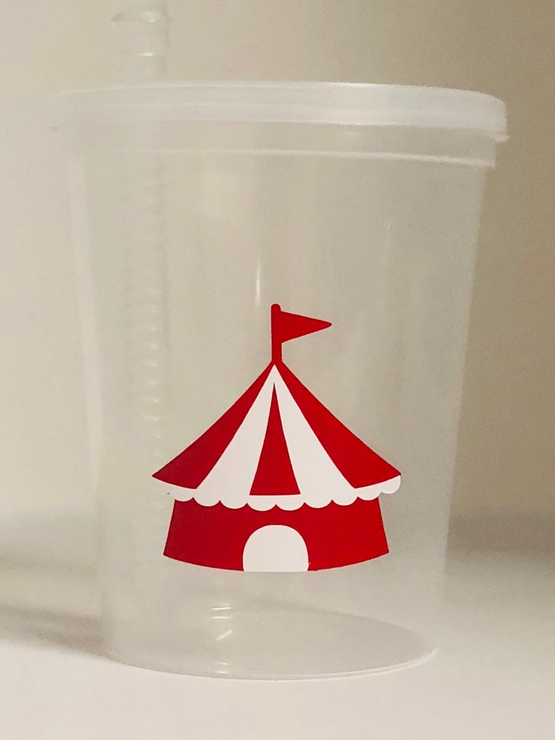Circus Party Favors Circus Party Cups Reusable Circus Party - Etsy